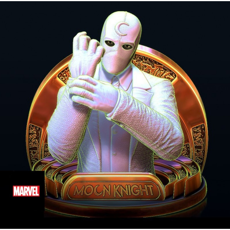 Moon Knight Bust – STL 3D print files – 3D Kiee Shop