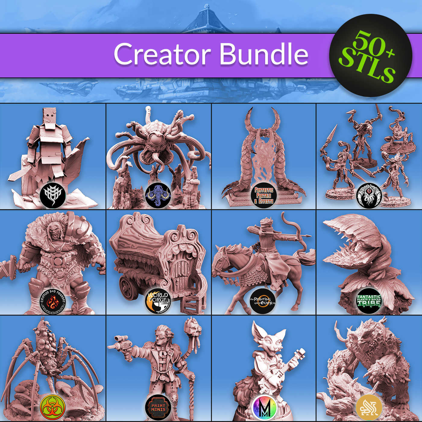 Creator Bundle Arcane Minis – 3D Kiee Shop