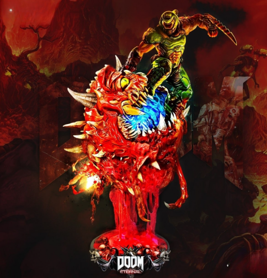 Doom slayer 3d printing stl files – 3D Kiee Shop