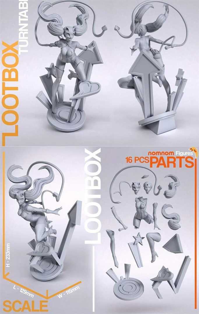 Ann Takamaki – Megami Tensei – STL Files for 3D Print – 3D Kiee Shop